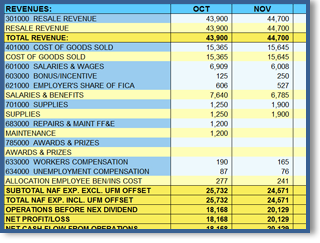 CNIC - FFR - NAF Budget Planning